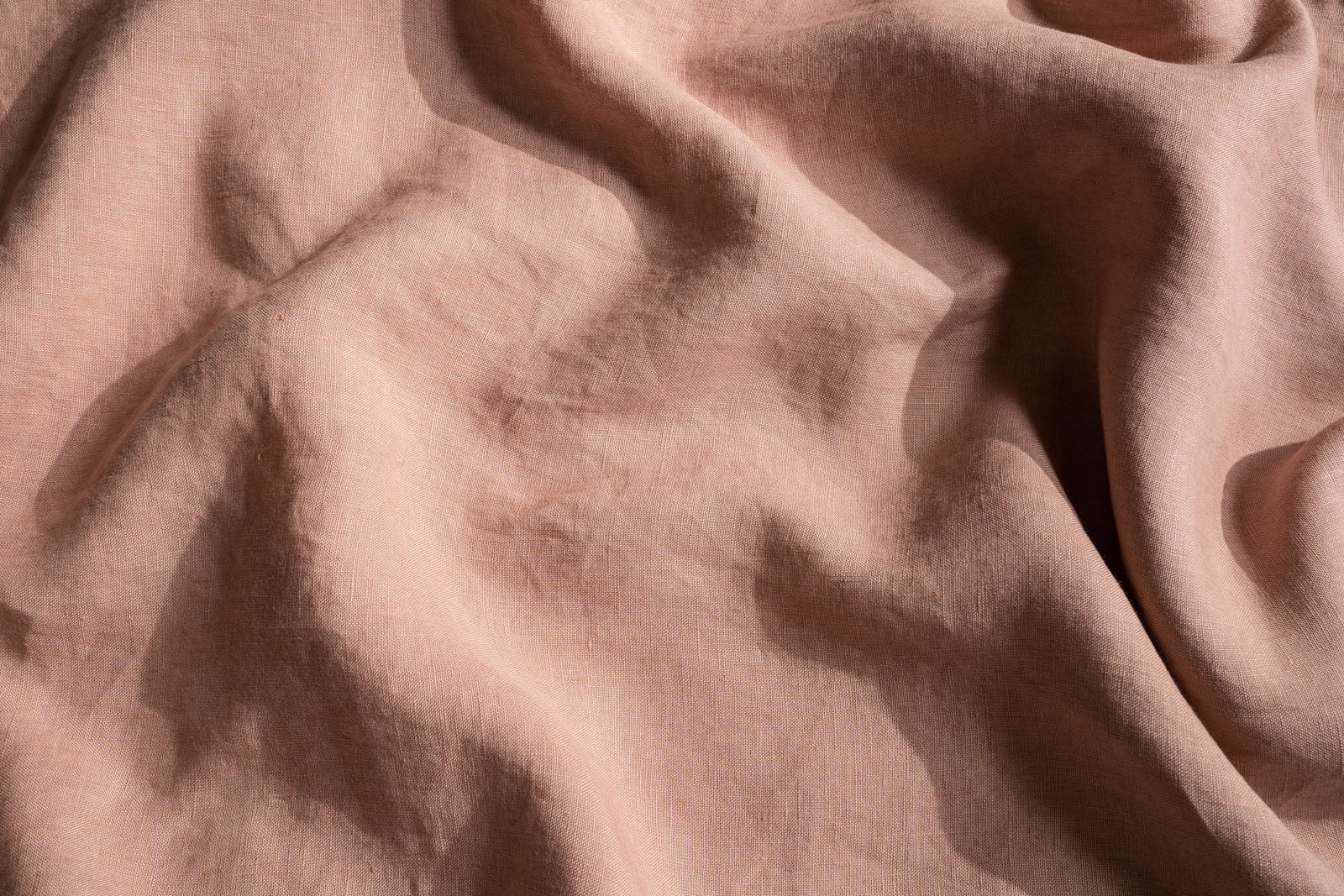 French Flax Linen Swatch in Clay – I Love Linen