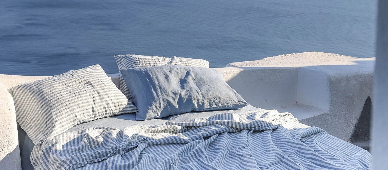 Marine Blue French linen Lookbook – I Love Linen