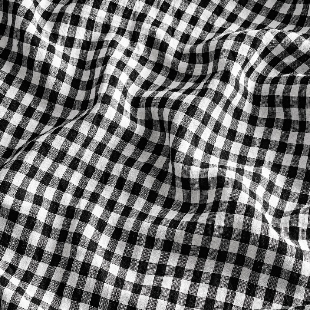Charcoal Gingham Collection – I Love Linen