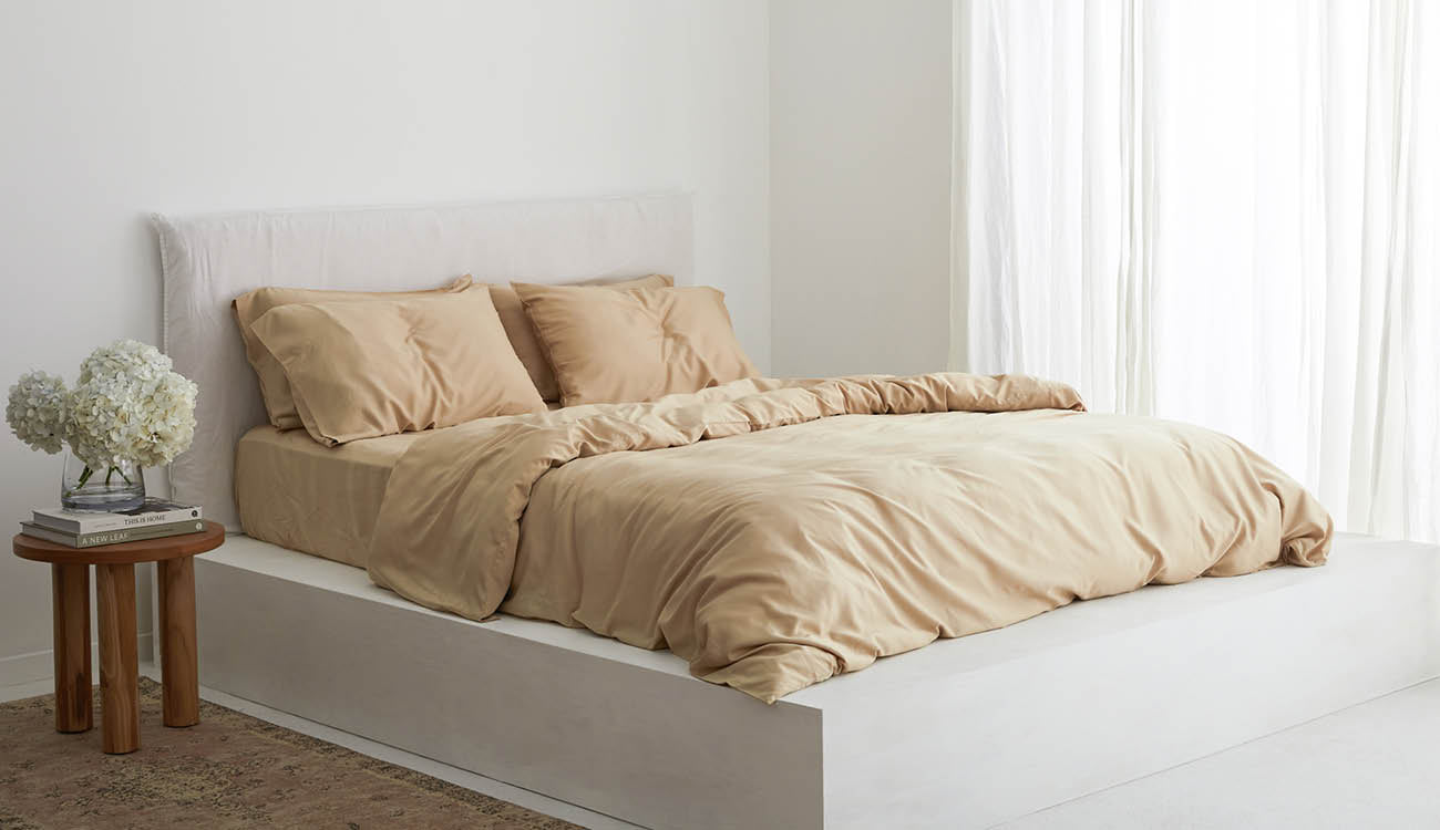 Welcome, Latte Bamboo Sheets & Bedding – I Love Linen