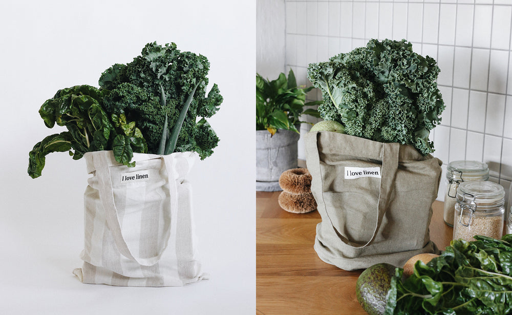 Reduce, Reuse, Donate with French linen Bags – I Love Linen