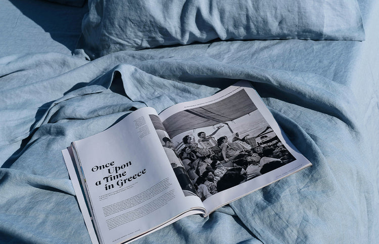 Marine Blue French linen Lookbook – I Love Linen