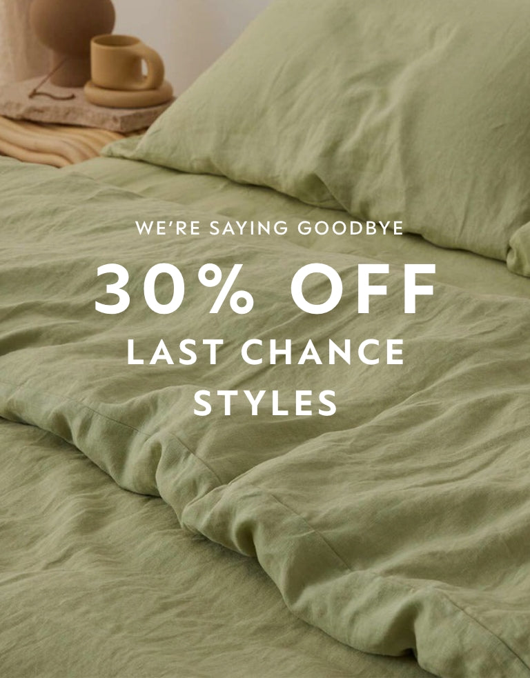 I Love Linen Sale - Save on French Linen Sheet Sets & Quilt Covers