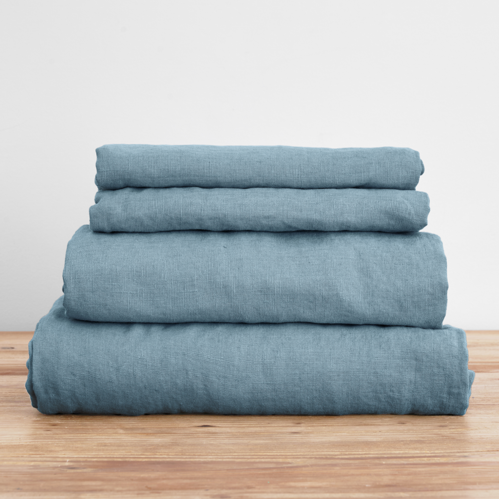 French Flax Linen Sheet Set in Marine Blue – I Love Linen