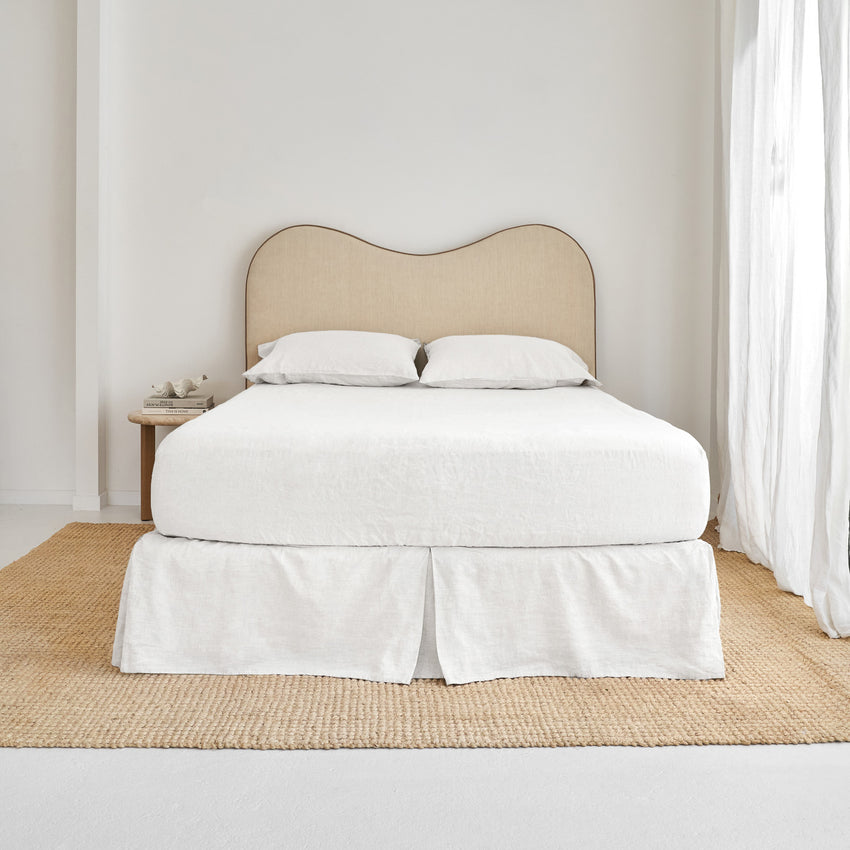 French Flax Linen Valance in White – I Love Linen