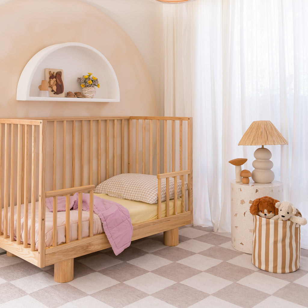 French Flax Linen Cot Sheet in Daisy – I Love Linen