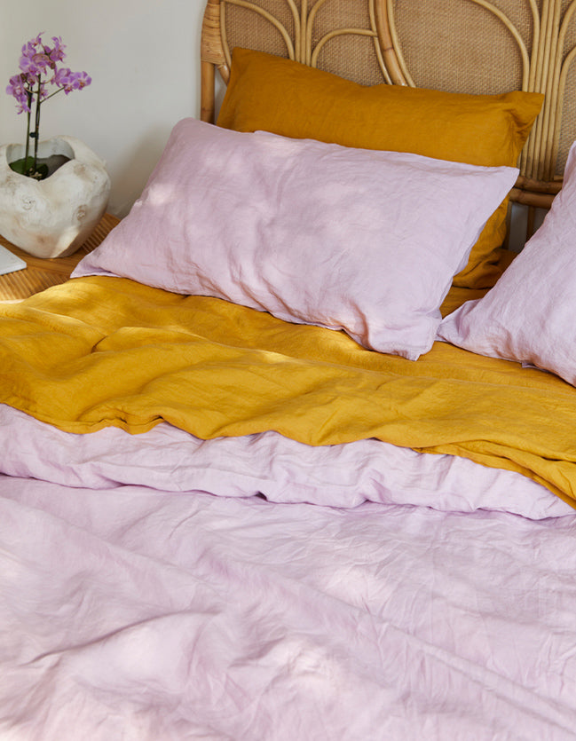 Lilac & Mustard French linen Lookbook – I Love Linen