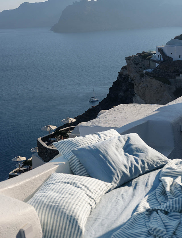 Marine Blue French linen Lookbook – I Love Linen