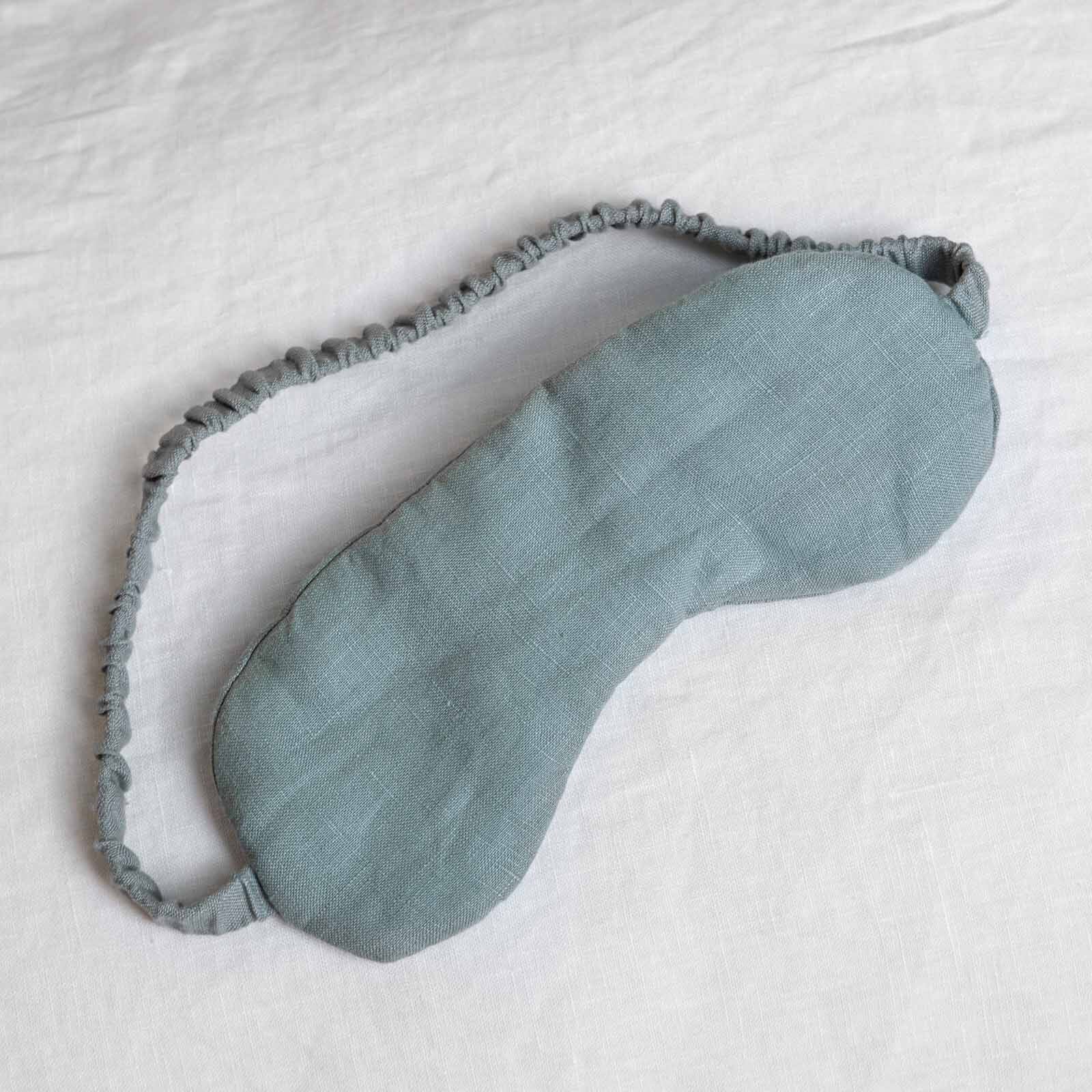 French Flax Linen Eye Mask in Sage – I Love Linen